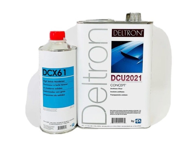 PPG Clear Deltron 1 Gallon Dcu2021 Hardener 2 Qtdcx61 for sale online ...