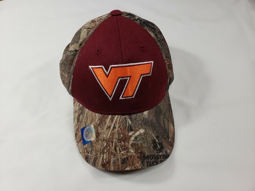 Virginia Tech Hokies Mens Camo Hat NWOT | eBay