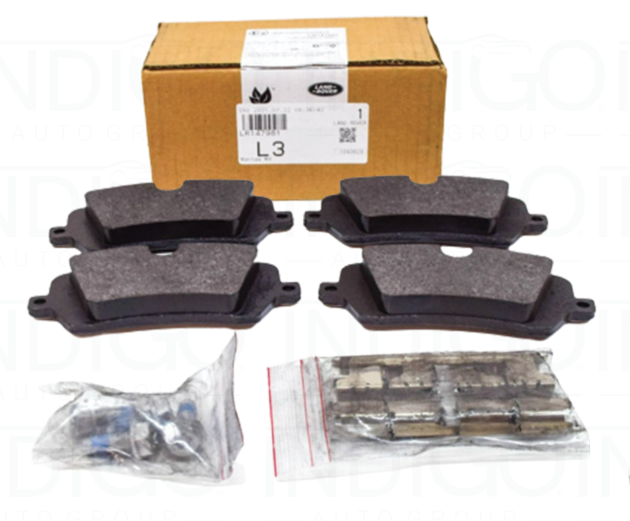 GENUINE FACTORY OEM Range Rover SPORT SVR Rear Brake Pad Set Genuine ...