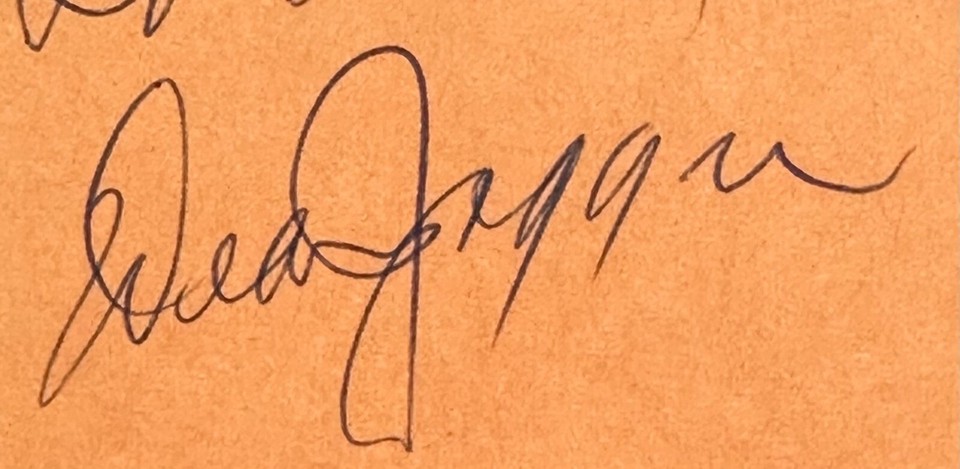 👀 Dean Jagger Signed Autograph 3x5 Index Card Twilight Zone 👀 | eBay