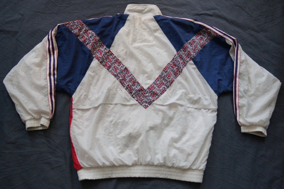 Tuta ADIDAS Top Track Jacket Barcelona 92 Olympic Gran Bretagna Vintage ...