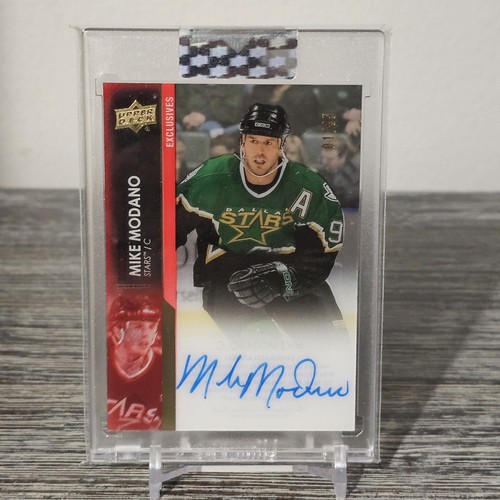 2022-23 Upper Deck Clear Cut Auto Exclusive Mike Modano Auto /35 #CC-MM ...