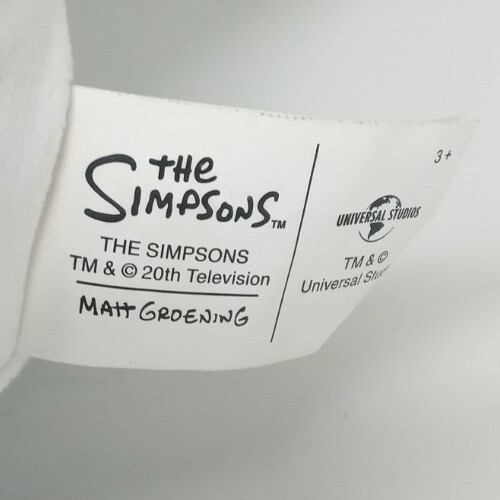 The Simpsons Cartoon Itchy & Scratchy Show Blue Mouse Stuffed Plush ...