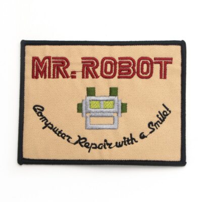 Mr Robot Iron On Patch Sew Logo Insignia Computer Repair TV Cosplay ...
