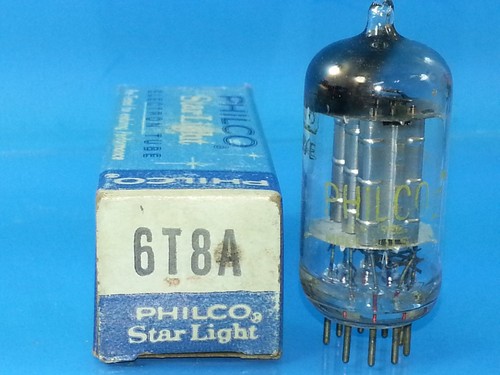 PHILCO 6T8 A EABC 80 6AK8 TUBE NOS NIB VINTAGE RADIO ELECTRON SINGLE | eBay