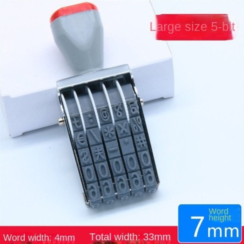 Personalized Roller Stamps Changeable Business Stamps Number Stamp ...