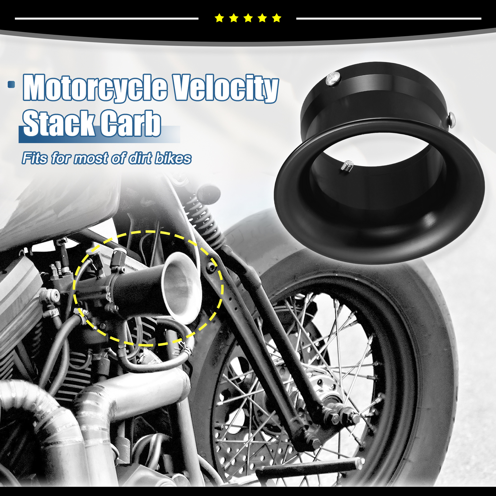 Piece of 1 Motorcycle Velocity Stack fit for Honda | eBay