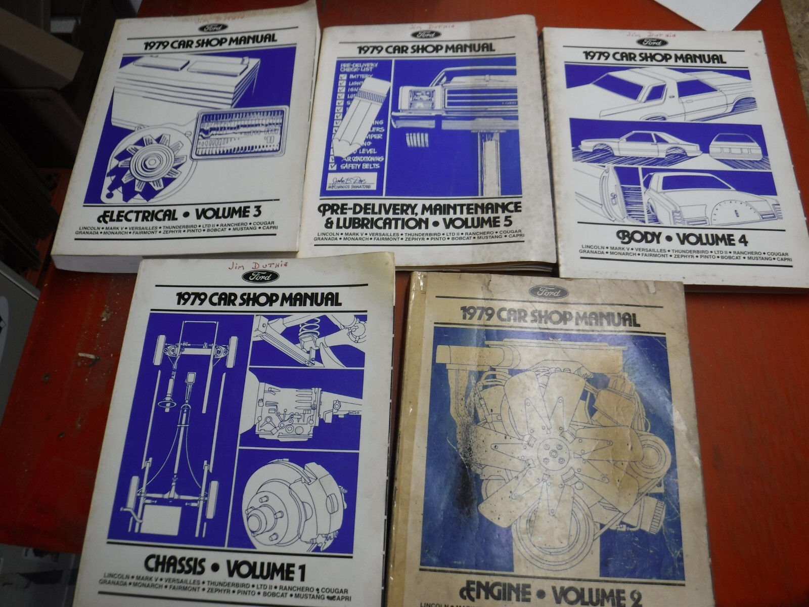 1979 FORD MUSTANG PINTO RANCHERO MERCURY MONTEGO LINCOLN MARK V SERVICE ...