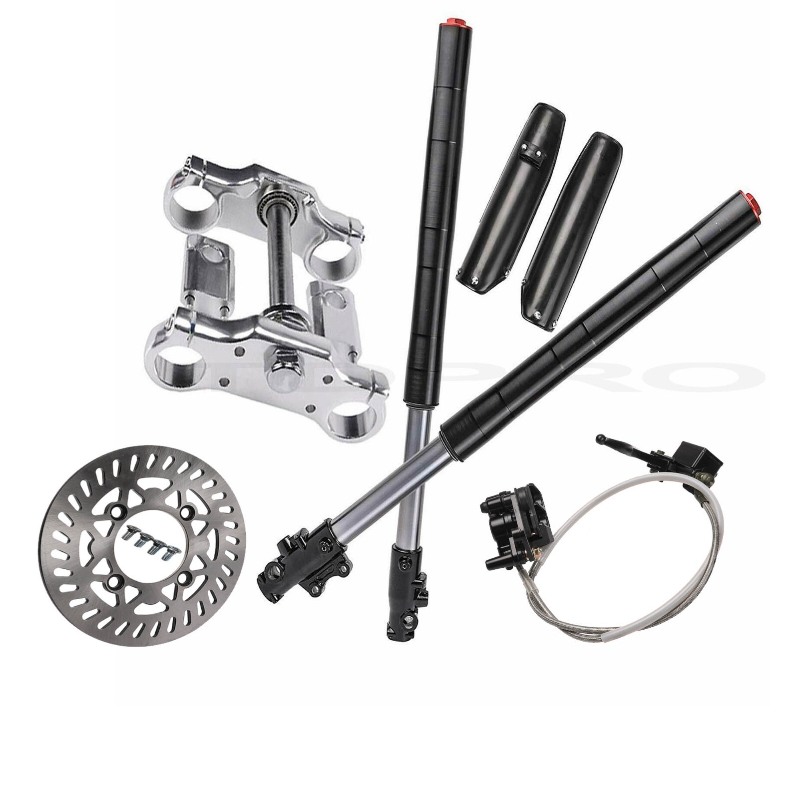 45/48mm Front Forks Triple Tree Clamp Dirt Pit Bike CRF70 XR70 125CC ...