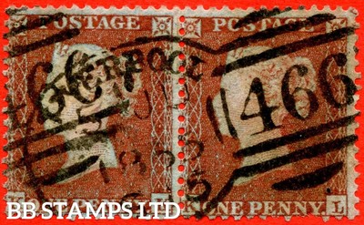 SG. 22. C2 (1). " KK KL ". 1d Red - Brown. Plate 204. A very fine " 5th ...