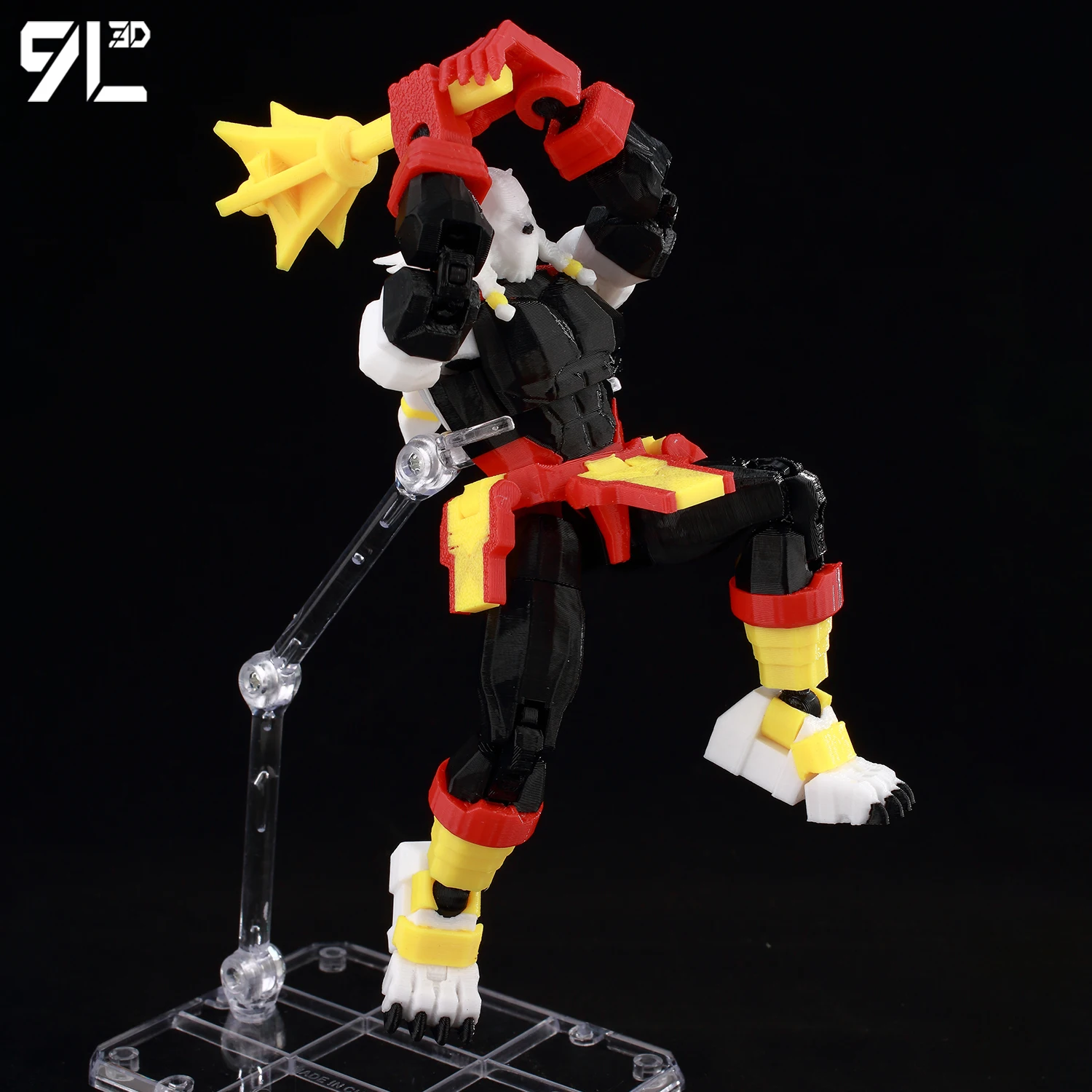 3D Printed 1/12 Anime Hero Battle Beast Invincible S3 w/Axe Action ...