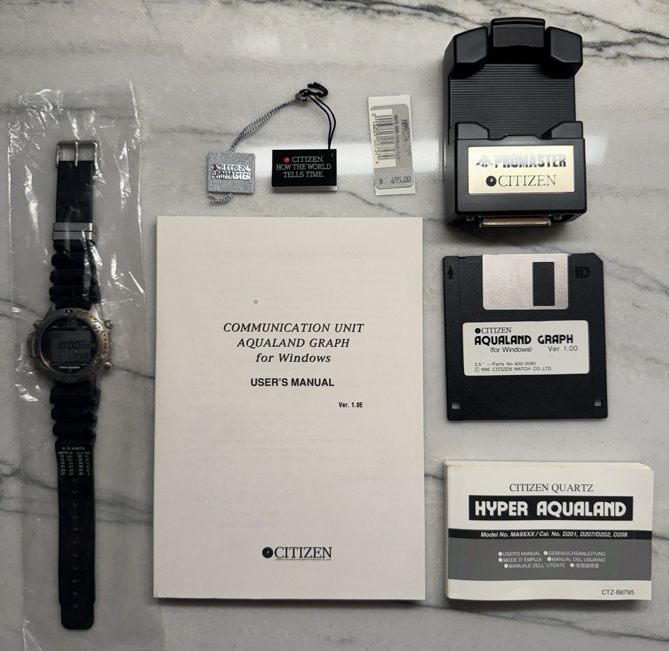 Citizen Men's Promaster Hyper Aqualand Digital Diver Watch | eBay