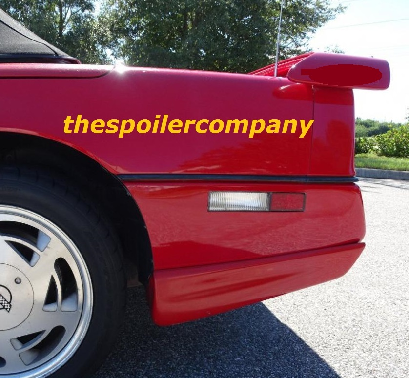 Spoiler For Chevrolet Corvette C4 1984-1990 "Greenwood Style" Unpainted ...