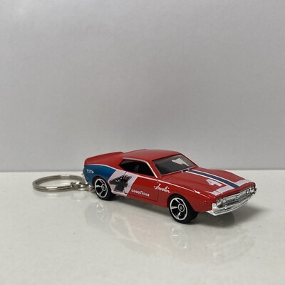 RARE KEY CHAIN RED AMC JAVELIN AMX CUSTOM LIMITED EDITION 1971 1972 ...