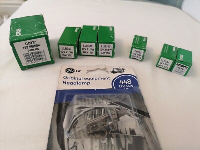 Car bulb bundle Lucas LLB472 / LLB380 x3 /LLB501 x2 / LLB921 AND GE ...