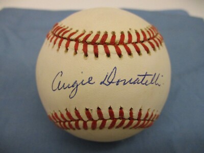 Augie Donatelli SIGNED Autographed Official Bobby Brown American League ...