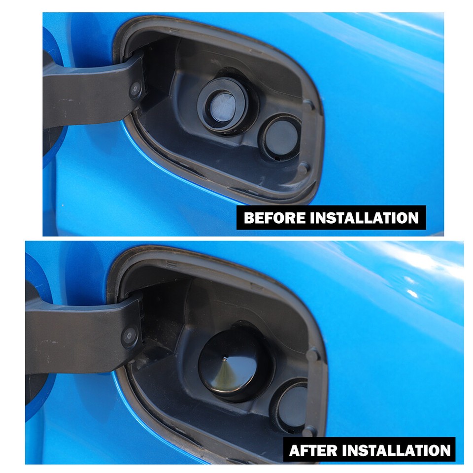 Capless Fuel Filler Cover Gas Cap Dust Cover For 17-24 CHEVY Silverado ...