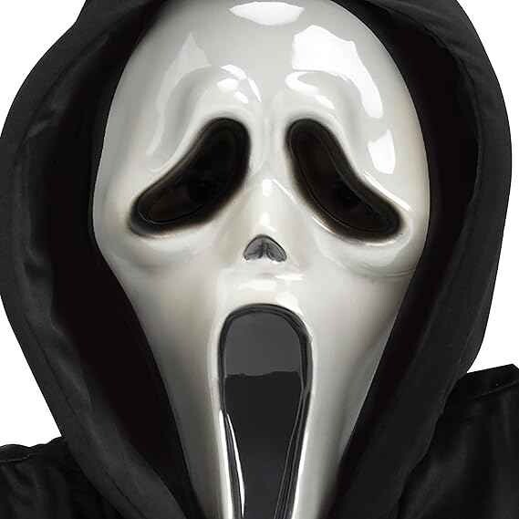 Ghost Face Scream 4 Bleeding Face w/Heart Shaped Pump Costume, BOY L ...