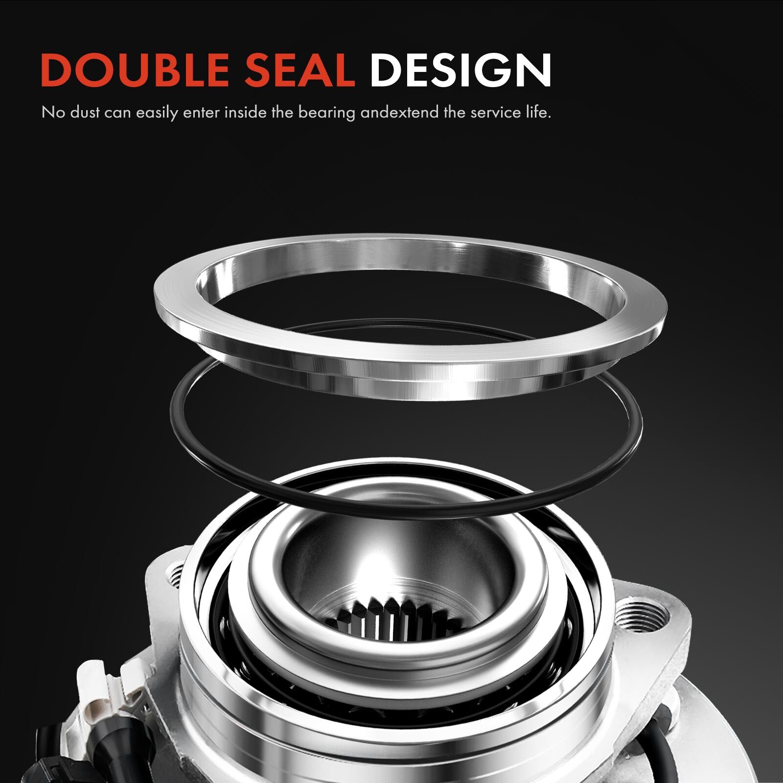 Front Side Wheel Bearing Hub Assembly for Mercedes-Benz Sprinter 2500 ...