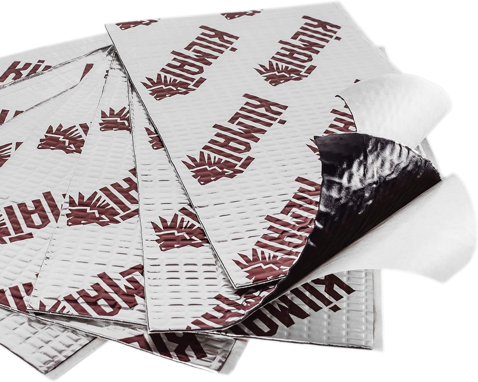 Kilmat 80 mil 36 sqft Car Sound Deadening Mat, Butyl Automotive Sound ...