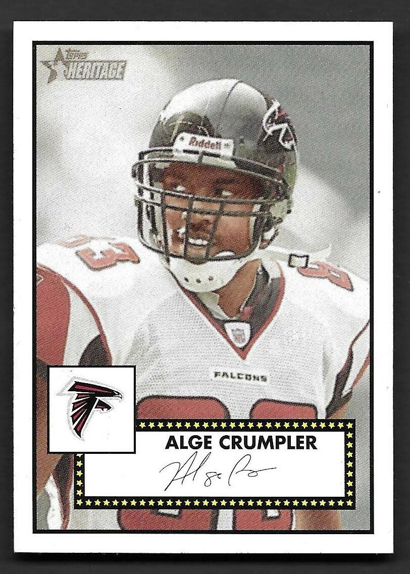 2006 Topps Heritage Black Backs #60 Alge Crumpler Atlanta Falcons | eBay