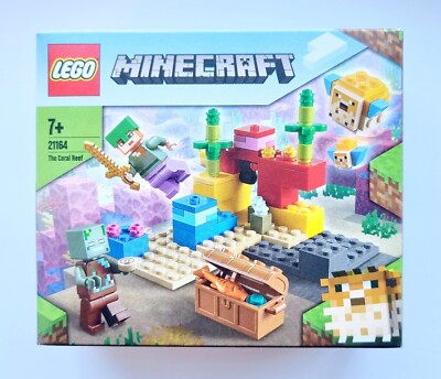 NEW RARE LEGO 21164 MINECRAFT THE CORAL REEF BRAND NEW SEALED | eBay