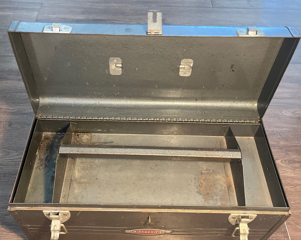 Vintage 1950’s Craftsman Mechanics Tool Box Original 6500 Excellent ...