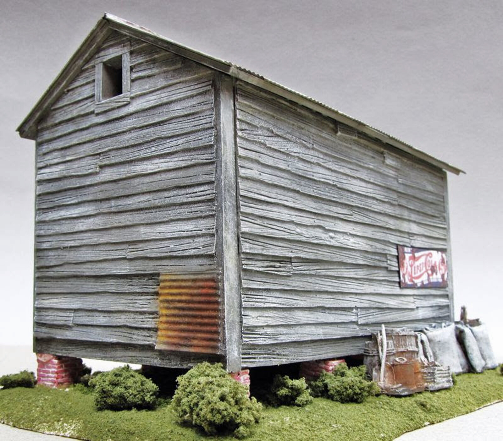 THOMAS YORKE FRAMED WAREHOUSE O On30 Model Railroad Structure Unptd Kit ...