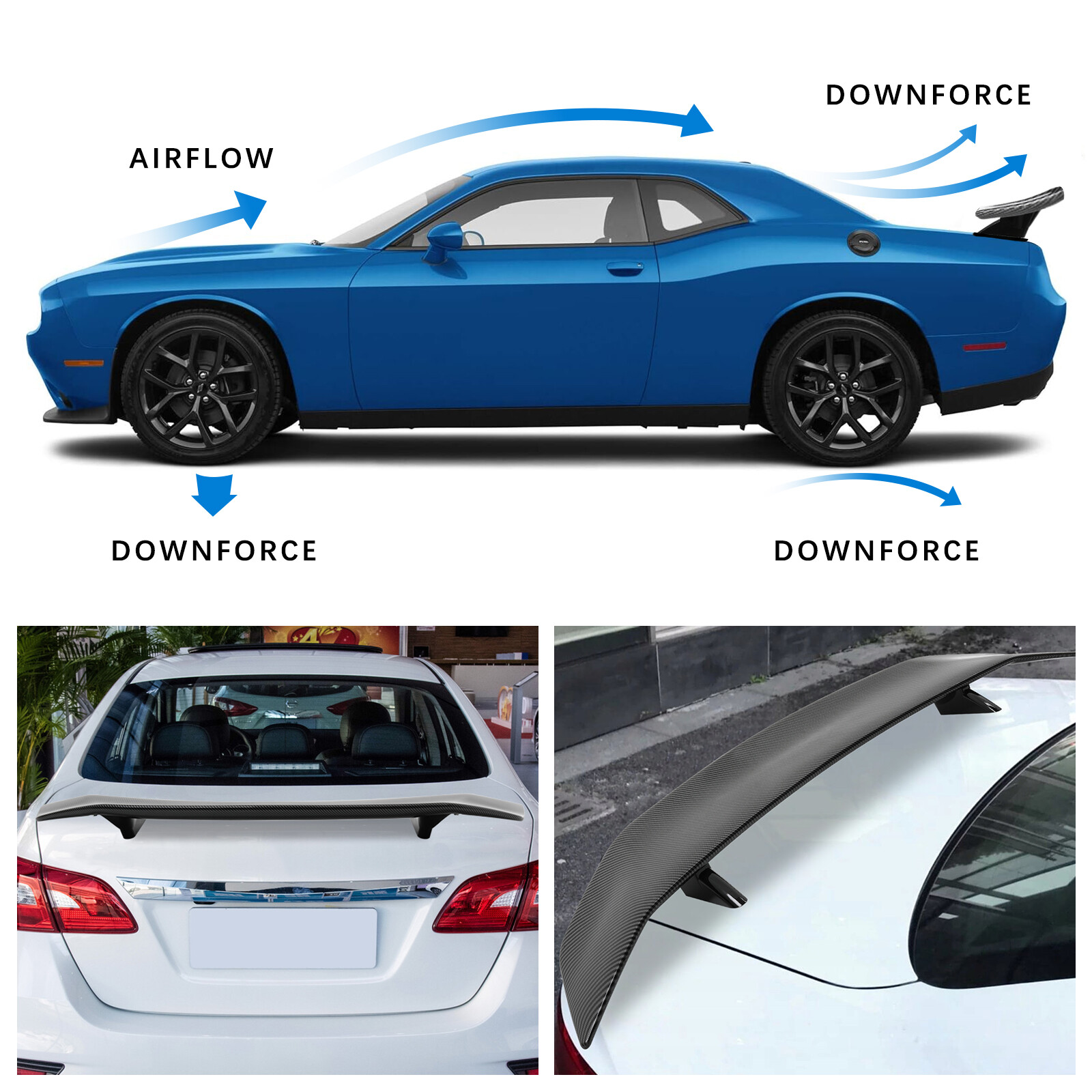 For Pontiac Solstice G8 GTO 47" Rear Trunk Spoiler Racing Wing Lip ...