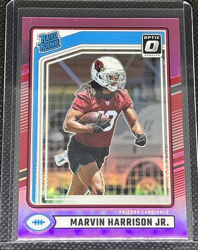 Marvin Harrison Jr 2024 Panini Donruss Optic Pink Prizm Preview Rookie ...