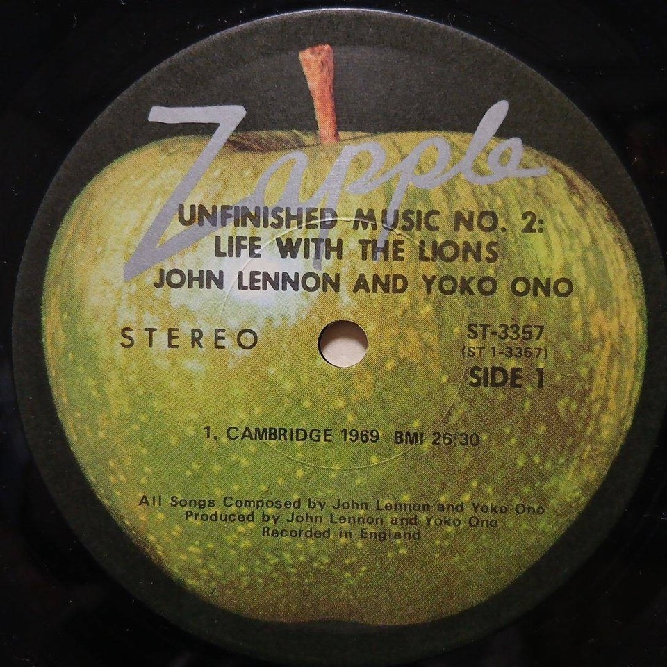 Good quality rice ZAPPLE original LP! John Lennon And Yoko Ono ...