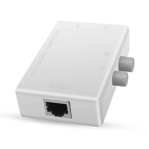 RJ45 Switch 2 Port LAN Ethernet Box Switcher RJ45 Splitter Dual 2 ...