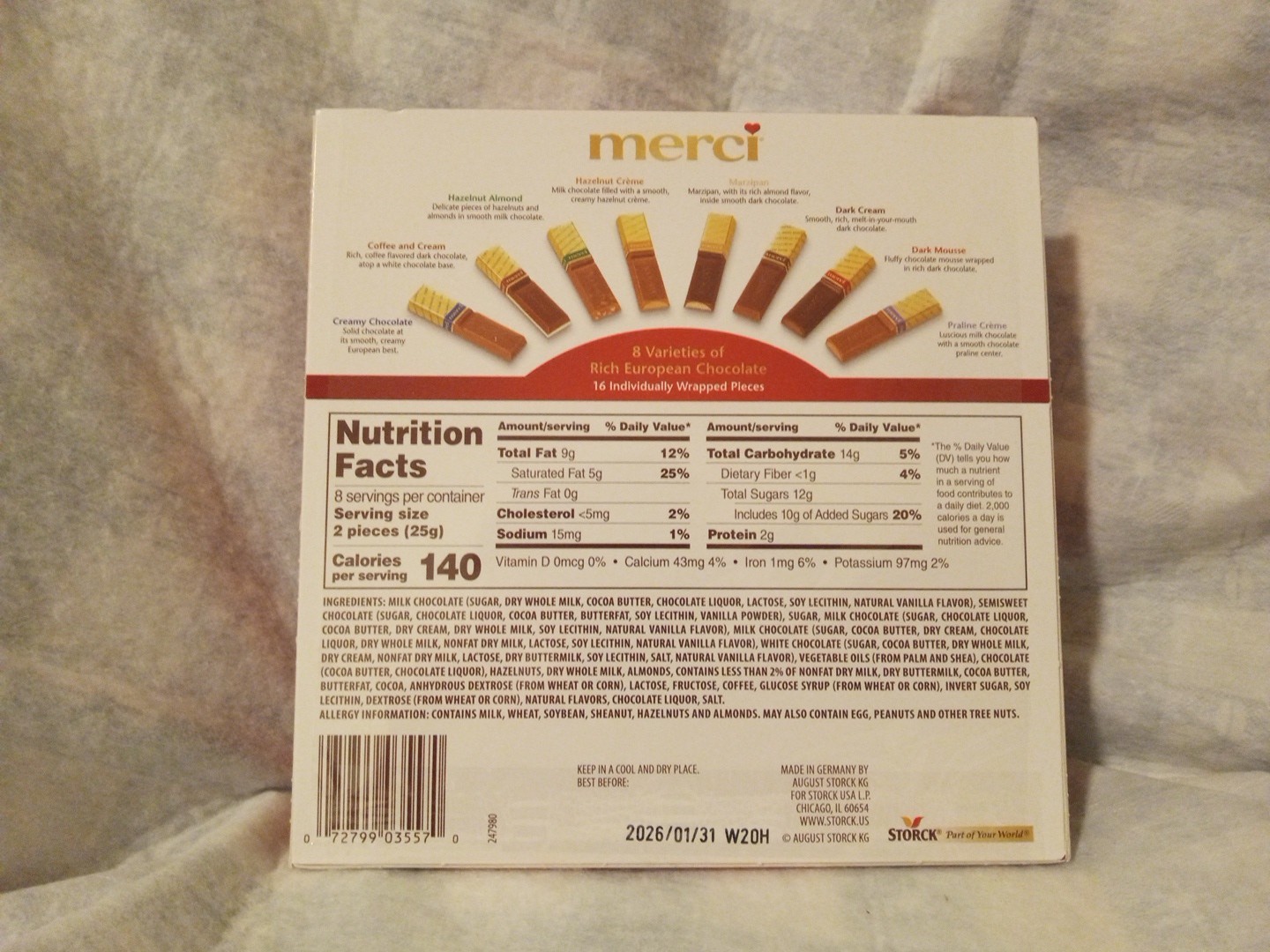 Merci Finest Assortment of European Chocolates 7 oz Lot Of 3 | eBay