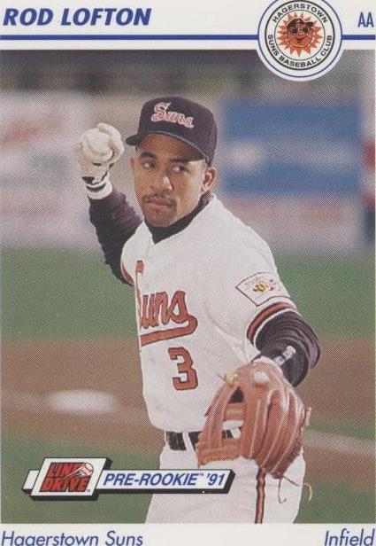 1991 Line Drive Pre-Rookie - AA Rodney Lofton #236 (RC) for sale online ...