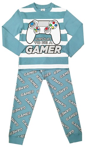 Boys Gamer Gaming Pyjamas Long Short Gamer Gaming Pyjamas 7-13 Years | eBay