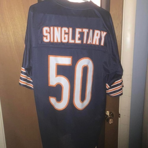 Mike Singletary #50 Chicago Bears NFL Reebok Throwback 1985 Jersey Men ...