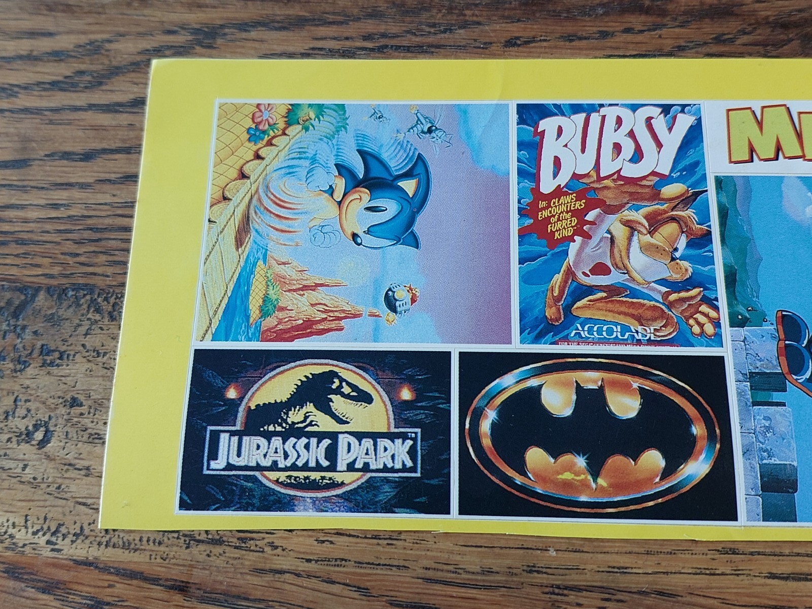 Sega Lot Of 14 Australian Vintage Stickers Decal - Bubsy Sonic Jurassic ...