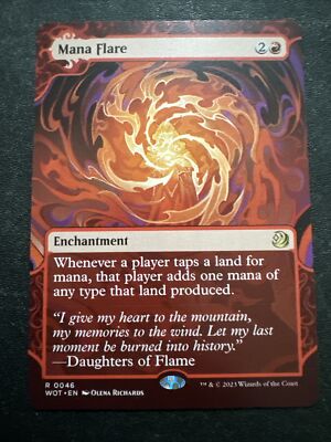 MTG Mana Flare 0046 WOT NM/M Magic the Gathering EN Rare Enchantment ...