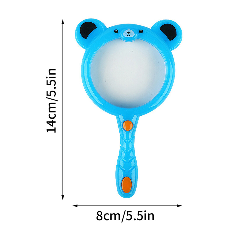 1Pc Cartoon Magnifying Glass Exploration Learning Kids Educational Toy ...