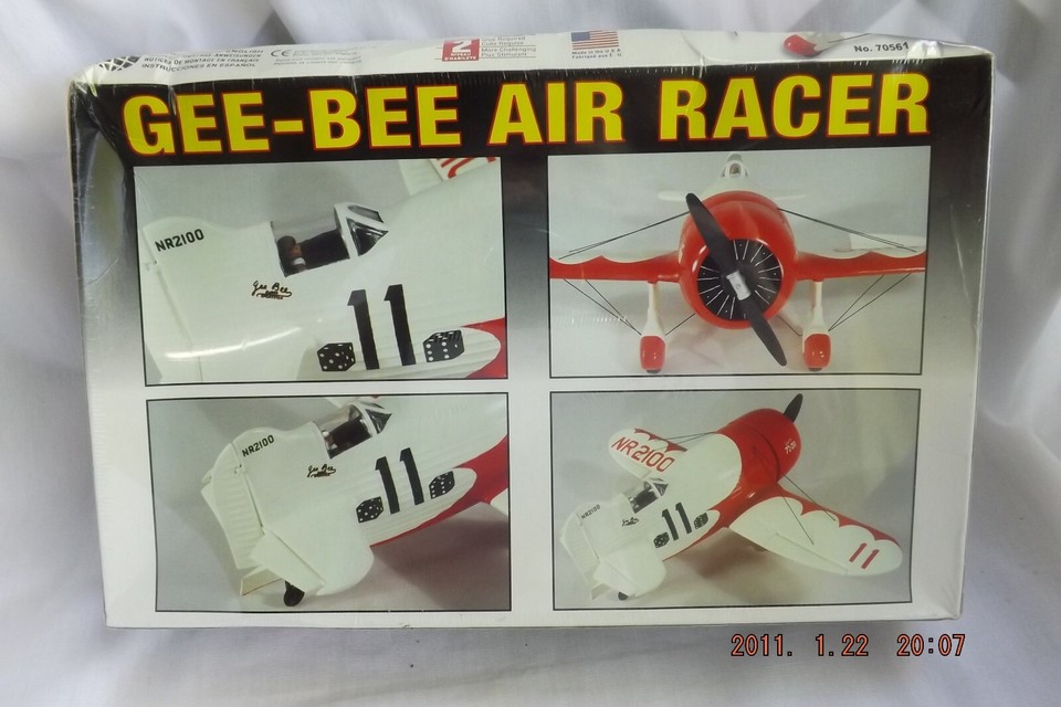 Lindberg Gee-Bee Air Racer 1/32 MODEL KIT Skill 2 Level New Sealed | eBay