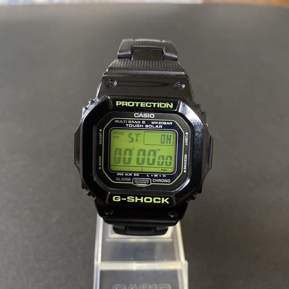 CASIO G-SHOCK 3159 GW-M5610B Water Resist 20bar Stainless Steel Black ...