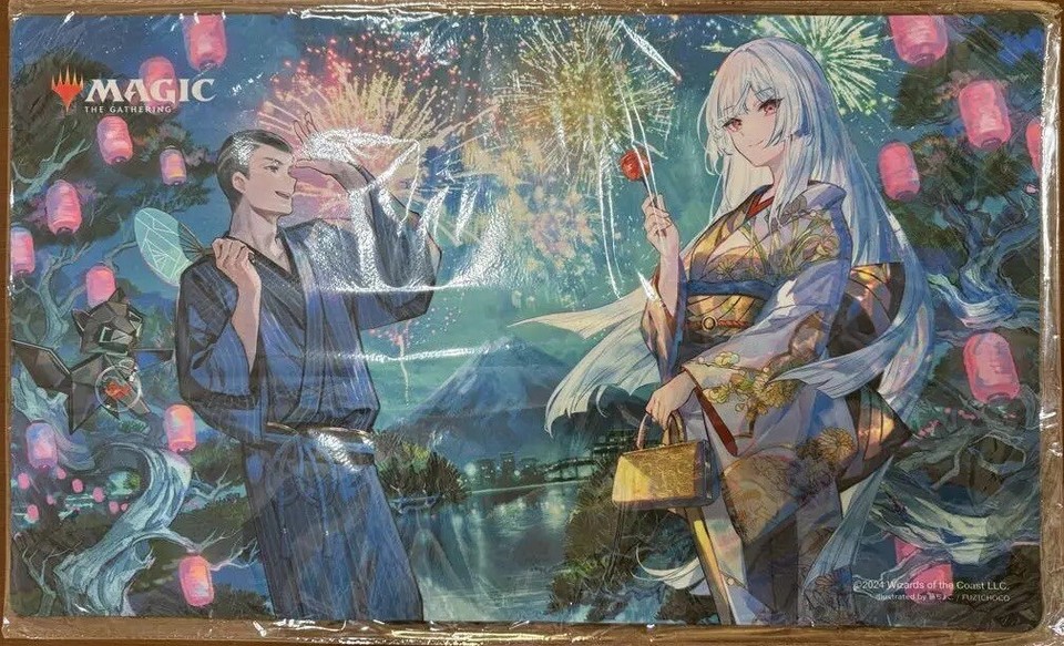 MTG Wandering Emperor's Summer Festival Playmat FUZICHOCO limited Japan ...