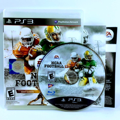 NCAA Football 13 (Sony PlayStation 3, 2012) PS3 Complete Tested ...