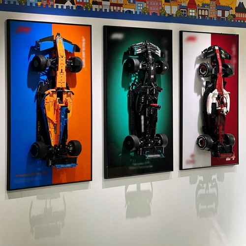 iLuane Display Wallboard for Lego 42141 Technic McLaren Formula Blue ...