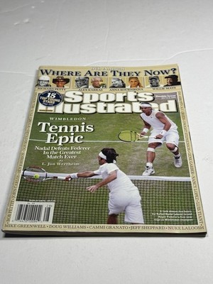 Sports Illustrated Nadal/Federer July 14, 2008 Newsstand | eBay