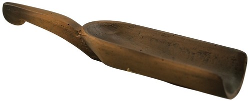 Primitive Mini Small Flat Bottom Scoop Resin Treenware 5 Inch Long | eBay