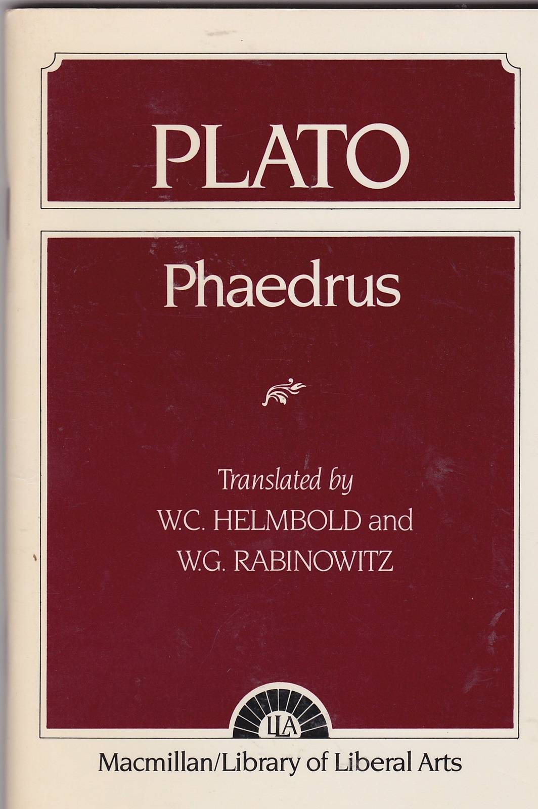Plato: Phaedrus by Helmbold | eBay