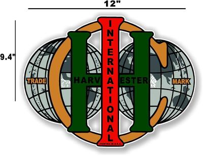 12" INTERNATIONAL IH WORLD - HIT AND MISS GAS ENGINE TRACTOR DECAL | eBay