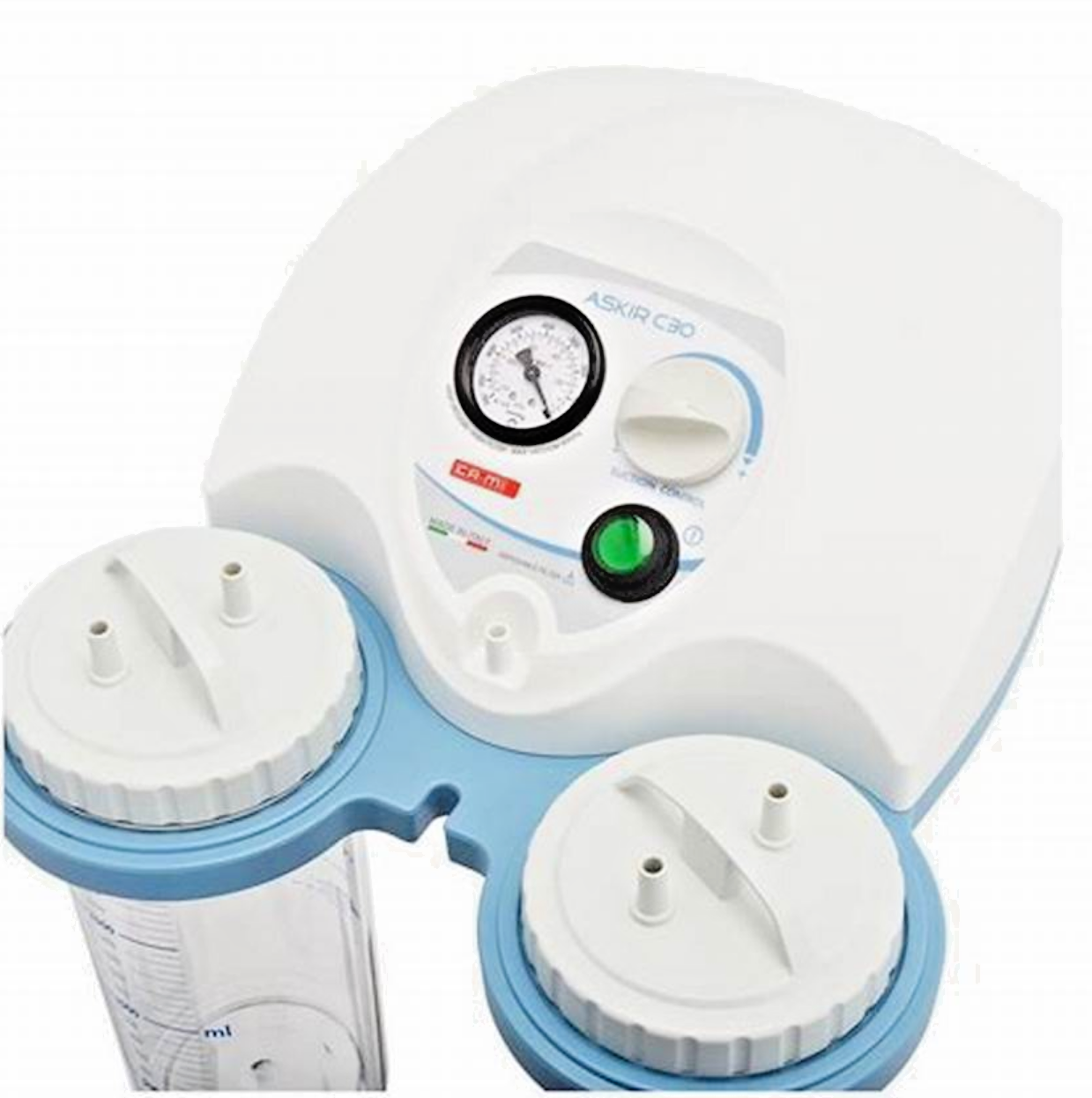 Medical / surgical suction unit on castors with 2x2000 ml autoclavable ...