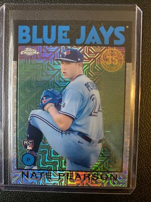2021 Topps Chrome Nate Pearson Silver Pack Mojo Refractor Rookie Card ...